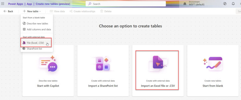 How To Create An App From An Excel File In Power Apps? - Power Platform ...