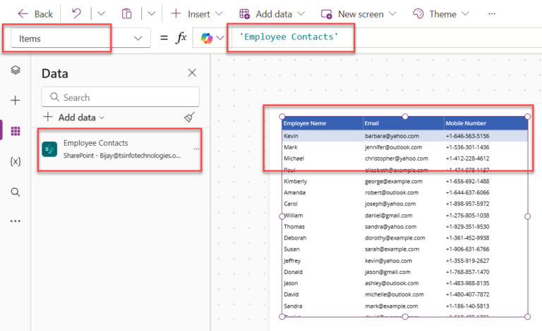 How To Use Data Table Control In Power Apps Canvas App? - Power Platform FAQs
