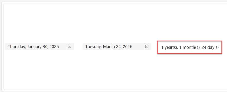 Calculate The Difference Between Two Dates In Power Apps