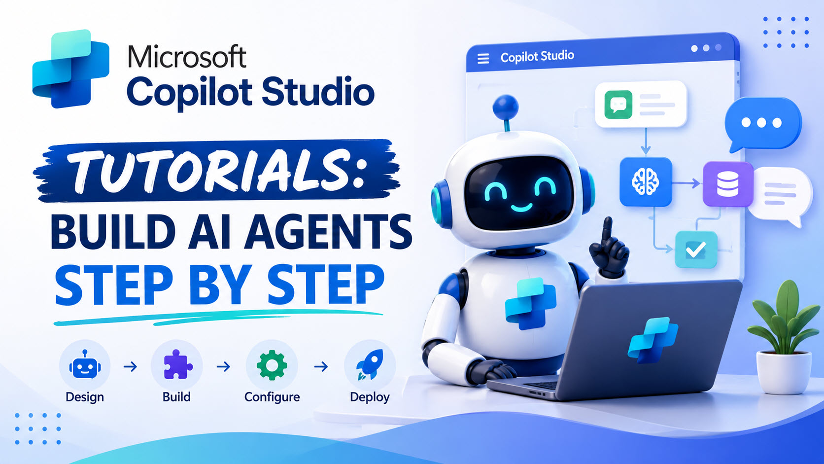 Microsoft Copilot Studio Tutorials: Build AI Agents Step By Step