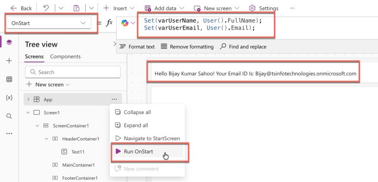 Power Apps OnStart Property [With Examples] - Power Platform FAQs